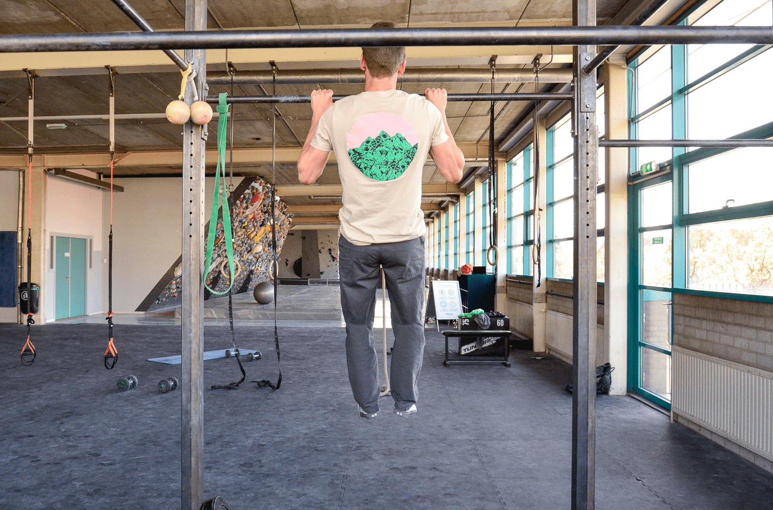 Trainen aan de rekstok: maximaal optrekken | Monk bouldergym (blog)