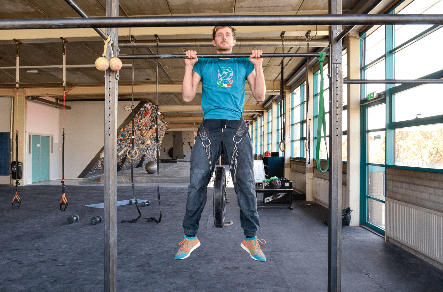 Trainen aan de rekstok: maximaal optrekken | Monk bouldergym (blog)
