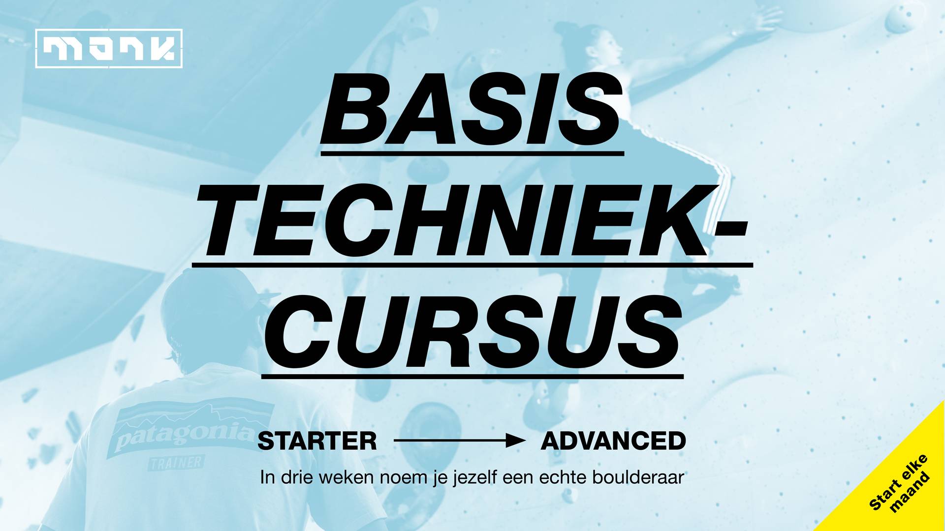 Boulderen in Rotterdam? Kom naar Monk! (café, terras & shop)